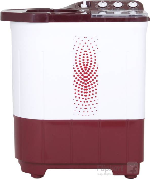 Sansui 6 kg Semi Automatic Top Load Washing Machine Maroon Price in ...