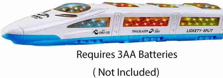 MADDYGROUP Emu Speed Train With 3D Lights & Music|360 Degree With Bump ...