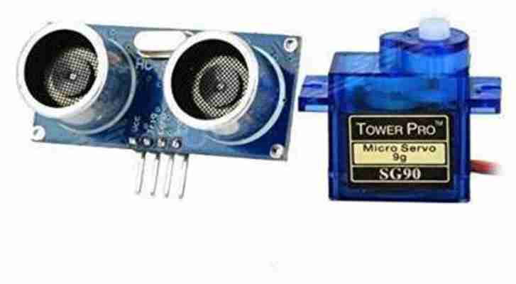 IDUINO SG90 servo motor For Ultrasonic sensor With Bracket for Arduino ...