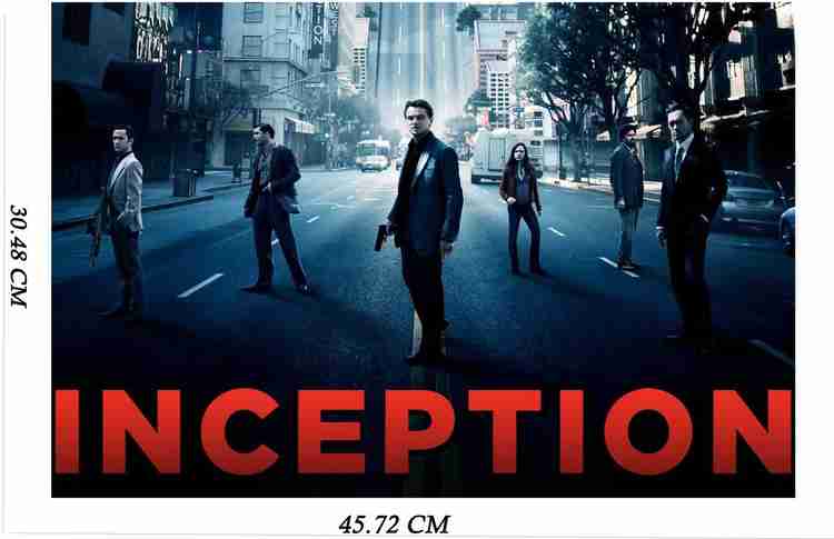 Wall Sticker |Inception movie Self Adhesive Poster | Poster For Living ...