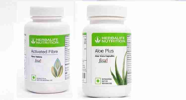 Herbalife Nutrition ALOE PLUS CAPSULS + ACTIVATED FIBER TAB. Protein ...