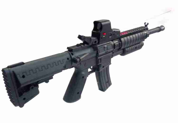 Indusbay 22 Inches Pubg M4 M416 Bb Bullet Toy Gun With 100 Plastic Bb