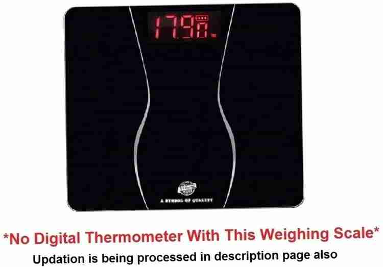 Urweigh Personal Red Led Body Weight Machine Digital Toughened Glass ...