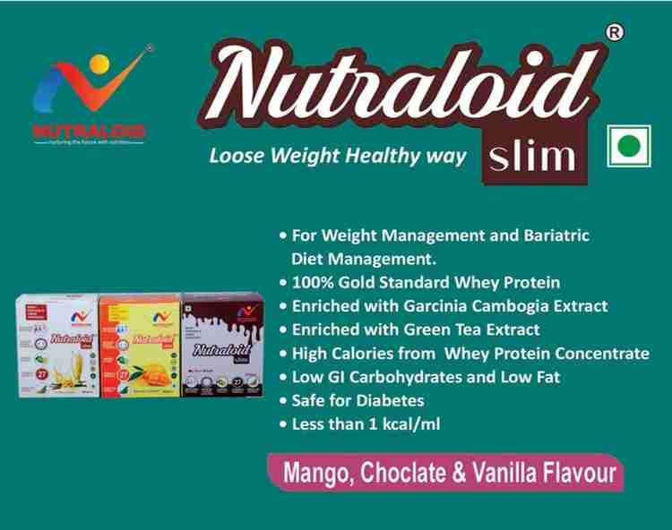 NUTRALOID Slim Vanilla Delight Whey Protein & Fibre Enriched Whey ...