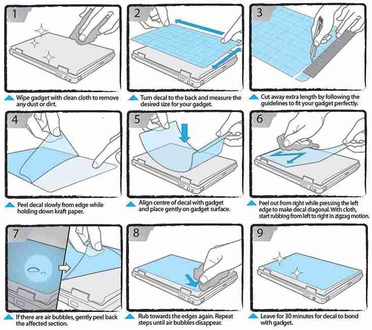 splendid LAPTOP PRINTED STICKER FOR [ 14] INCH ALL LAPTOPS__F443 ECO ...