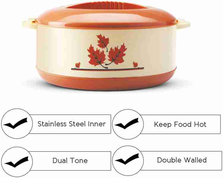 GLAMPANDA Chapati container,chapati box,HOT POT,Hot Case Buffet ...