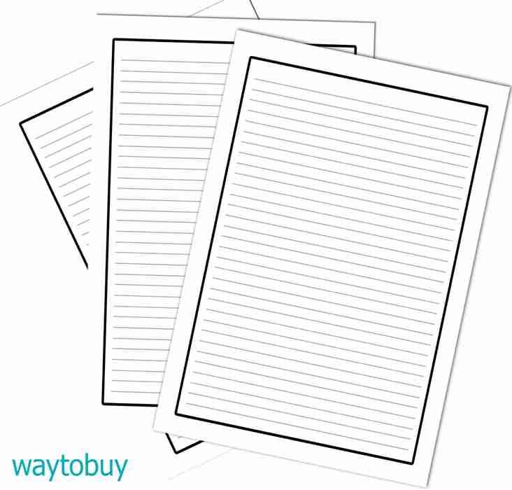 Waytobuy 60 Assignment Or Project One Side Ruled 210 X 297