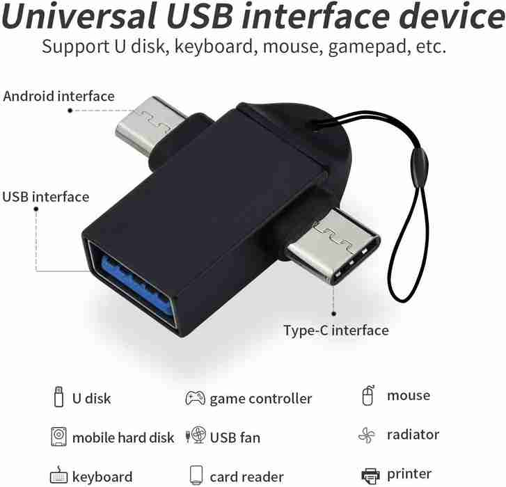 WildCroc USB, USB Type C OTG Adapter Price in India - Buy WildCroc USB ...