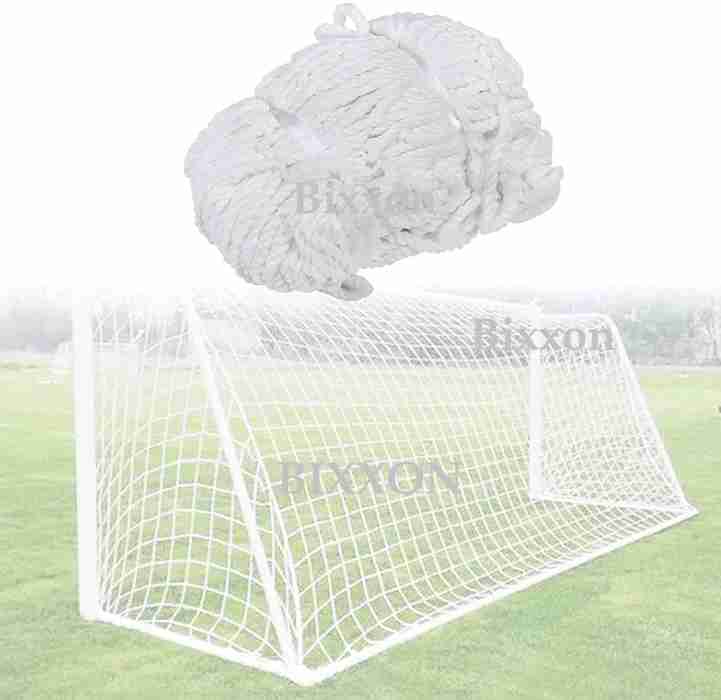 Bixxon BNF-2022 Football Goal Post Nets (White ) Football Net Pack Of 2 ...