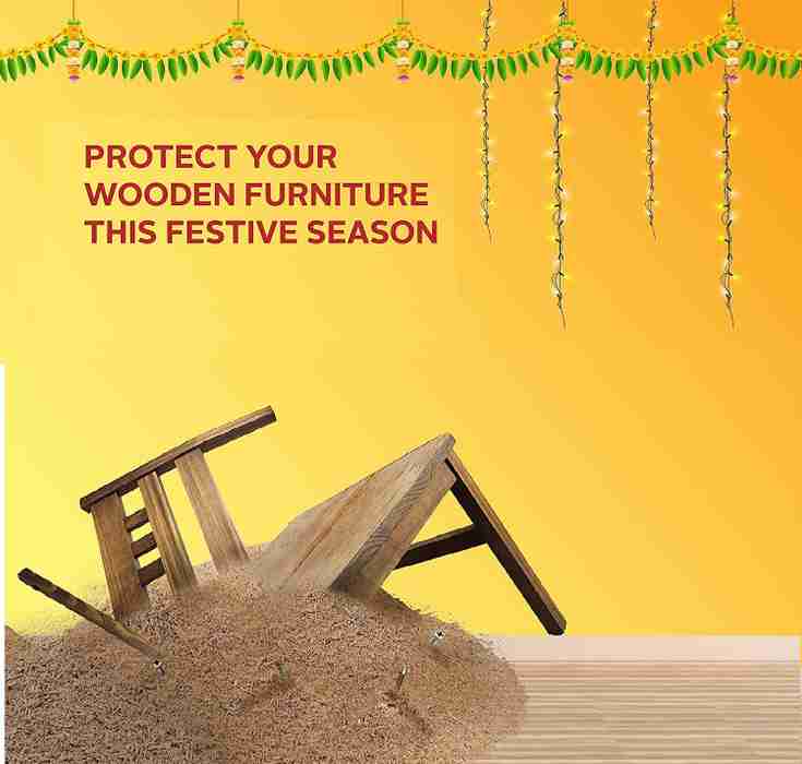 Pilot Eco-Friendly Wood Preservative Termite Killer Spray With Refill ...