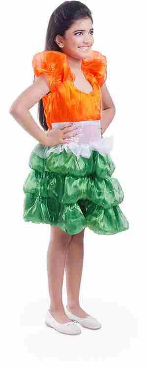 FancyDRessWaLe Tricolor frock Kids Costume Wear Price in India - Buy ...