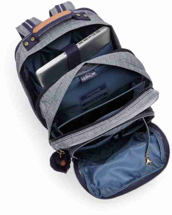 KIPLING 16 inch Expandable Laptop Backpack Craft Navy - Price in India ...