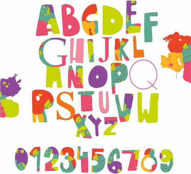 alphabets and number |poster for kids|alphabest posters|number posters ...