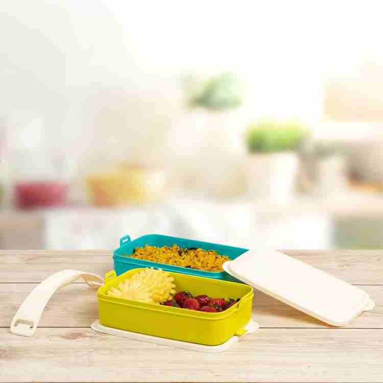 Shopsy.in | TUPPERWARE Lunch Carrier 2 Containers Lunch Box