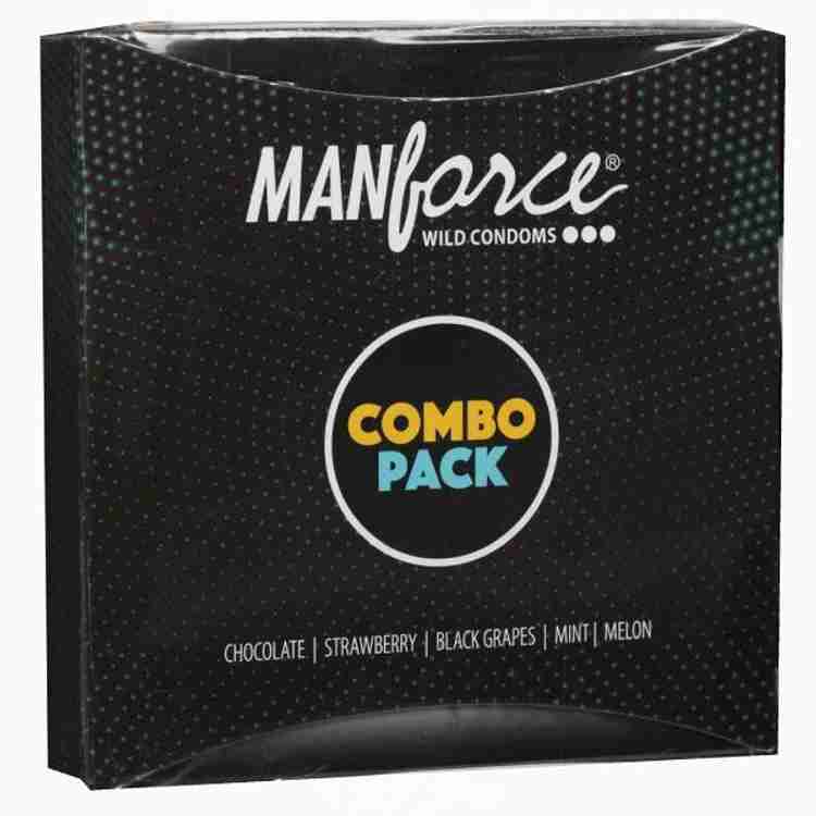 Manforce Condoms Combo Pack, Assorted Flavours Condom Price in India ...