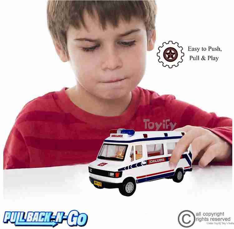 Gift Box 2 Small Size Plastic Made Indian Miniature Model Ambulance Toy ...