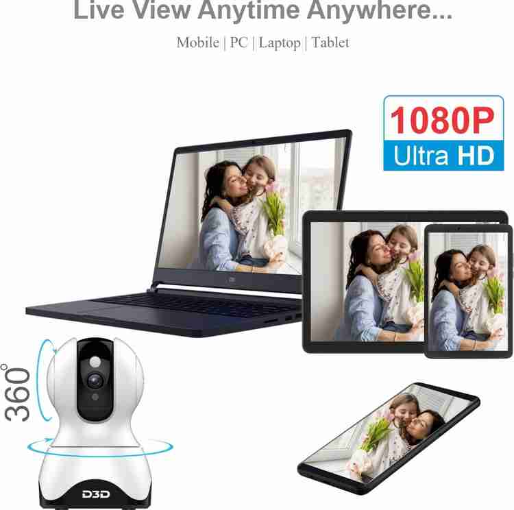D3D Model: F1-362C 360° 1080P Ultra HD Wi-Fi Smart Home Security Camera ...