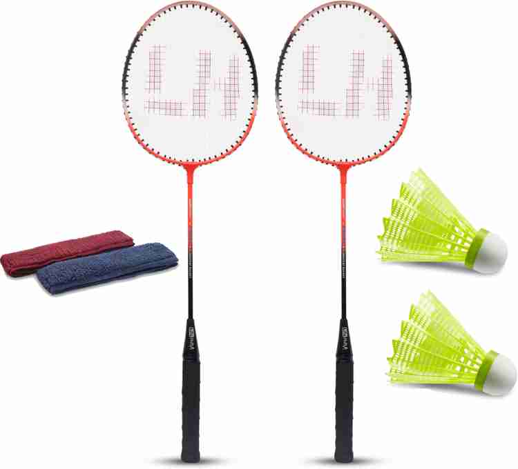 LIFE HUB Badminton Kit, Of 1pair Racket With 2 Shuttlecocks + 2 Towel ...
