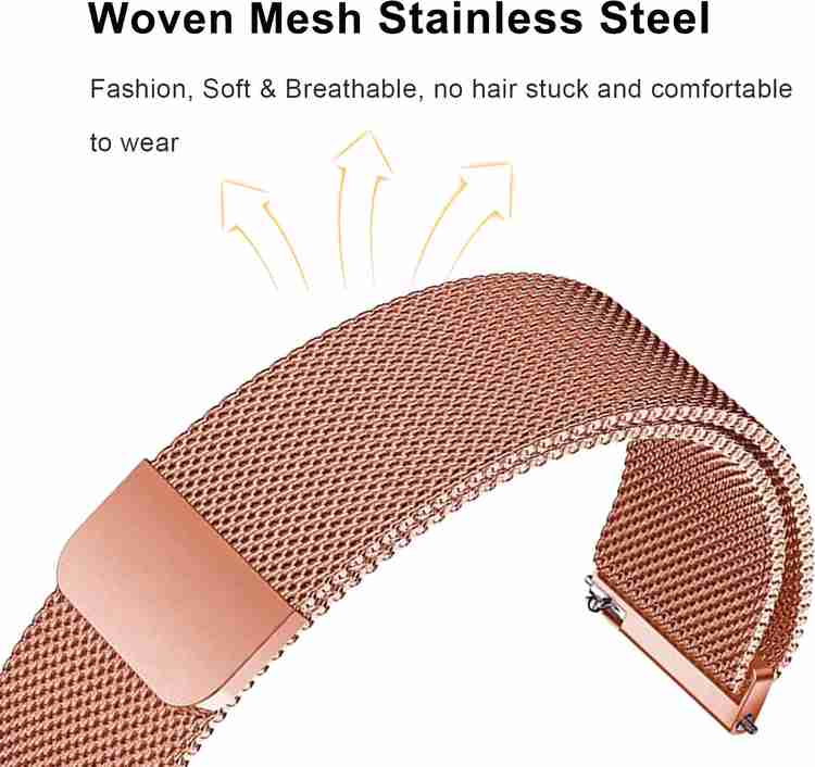 ACM Watch Strap Magnetic Loop for Conekt Sw1 Pro Smartwatch Rose Gold ... ACM Watch Strap Magnetic Loop for Conekt Sw1 Pro Smartwatch Rose Gold ...