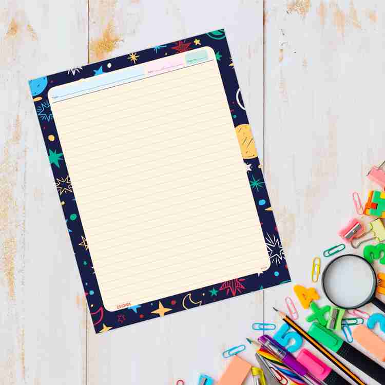 Shopsy.in | ESCAPER Premium Multicolor Series Ruled A4 70 gsm Project ...