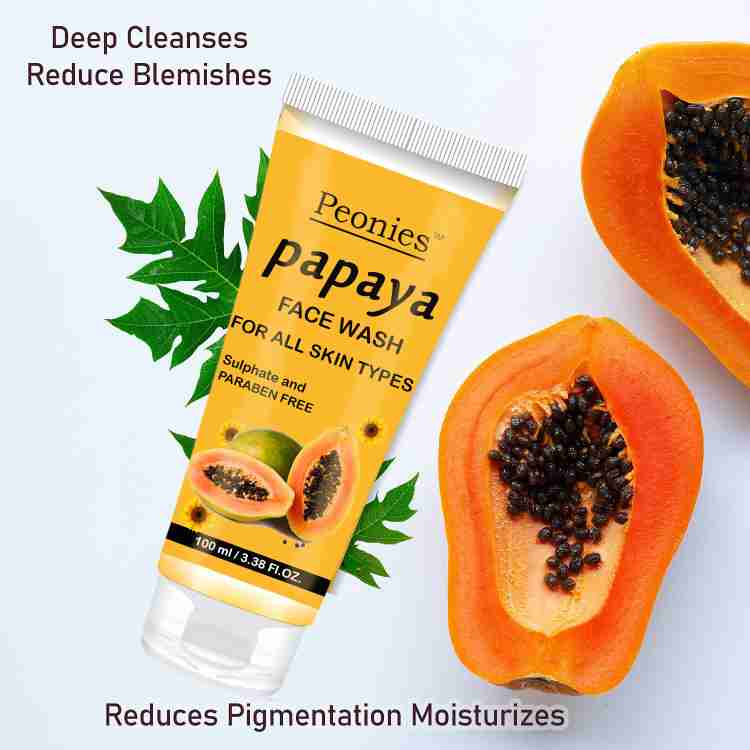 Peonies Papaya Face Wash 100ml & Beauty Cream 75ml Price in India - Buy ...