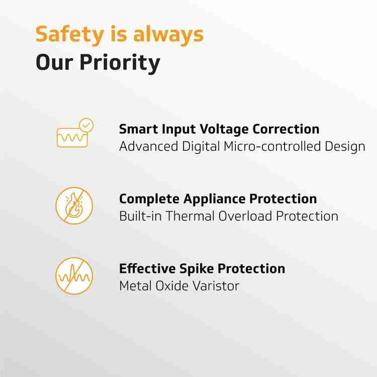 V-Guard Voltino Grand Digi 4 A TV Stabilizer for up to 203 cm (80 ...