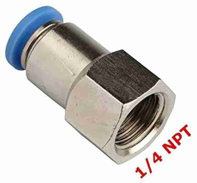 sl sales 12MM Push to Connect Air Tube Fittings Adapter Tube OD x 1/4 ...