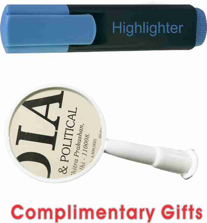 (COMBO OF 6 MAPS/CHARTS WITH COMPLIMENTARY HIGHLIGHTER & MAGNIFYING ...