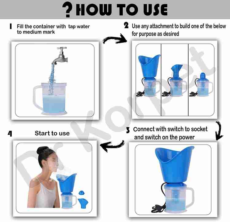 VIMICI Steam Vaporizer, Nose Steamer & Nose vaporizer machine for cold ...