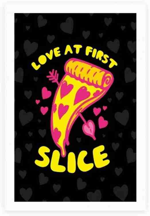 Love At First Slice Room, Office, Wall Decor, Poster Wallpaper Paper ...