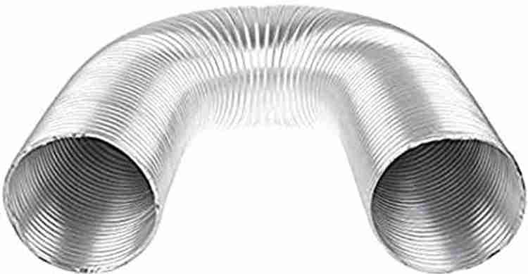 AMPEREUS 6 Inch 6 Ft Chimney Pipe Premium Chimney Aluminum Duct Pipe ...