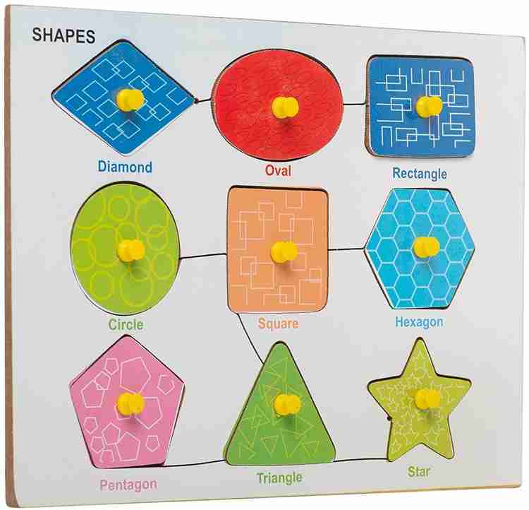Tech Bazaar Different Shapes & Name Learning Board Game for 3+ Years ...