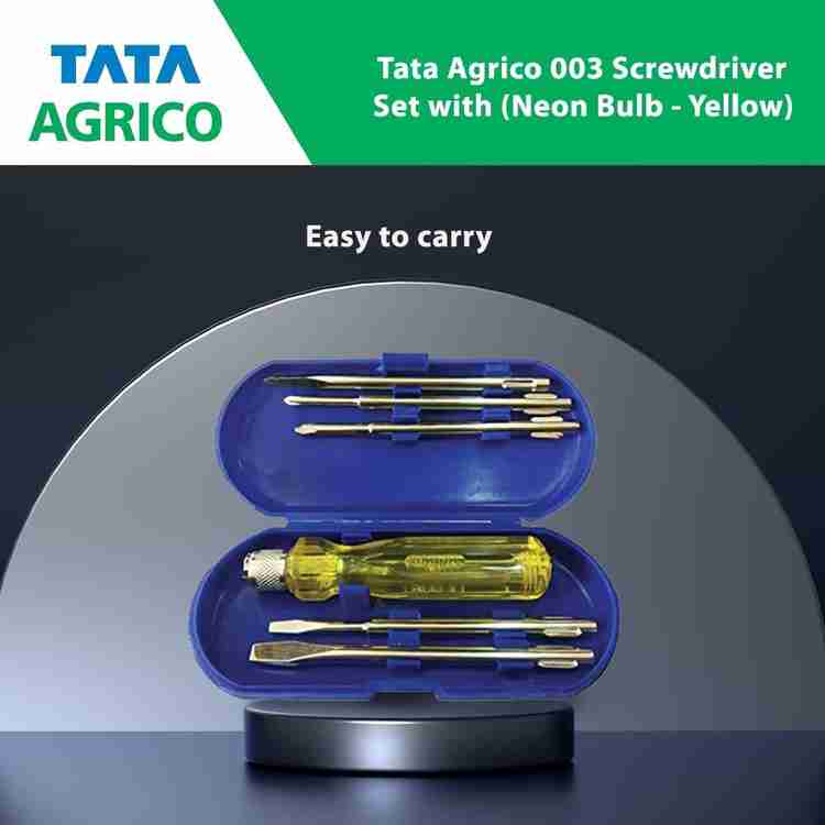 TATA AGRICO Screwdriver Set Yellow Combination Price in India - Buy ...