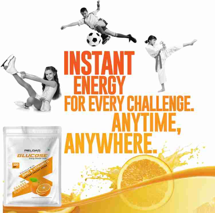 RELOAD NUTRITION Glucose Powder with Electrolytes , Instant Energy ... RELOAD NUTRITION Glucose Powder with Electrolytes , Instant Energy ...