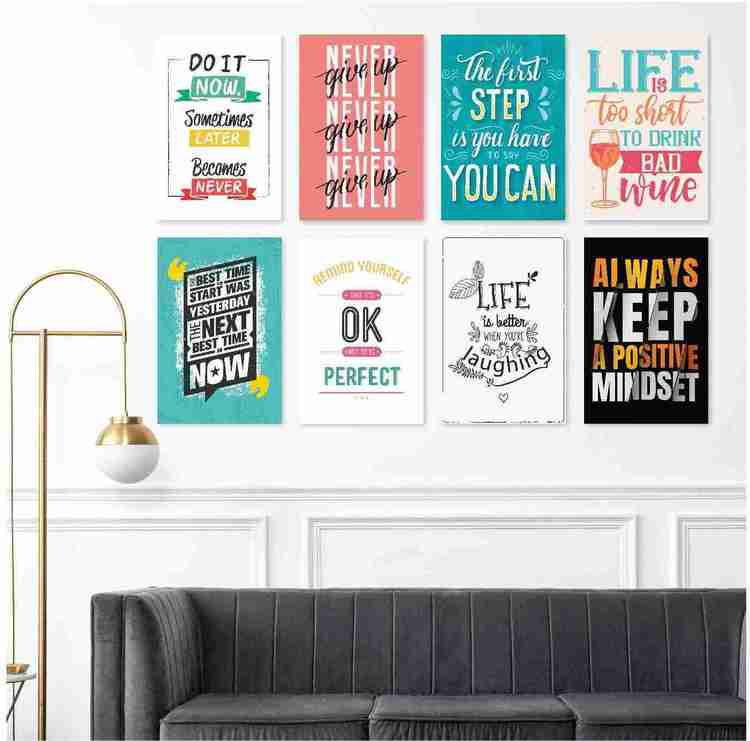 Motivational Poster Quotes Wall Design For Living Room Drawing Room ...