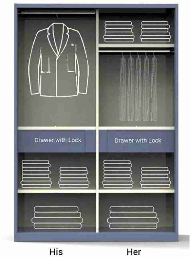 Godrej Interio Slide N Store Pro Metal Almirah Price in India - Buy ...