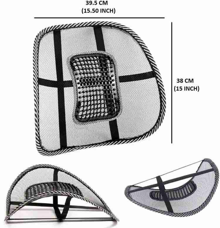 Nightstar 2 Pcs Mesh Ventilation Back Rest Pain Relief Cushion Pad for ...