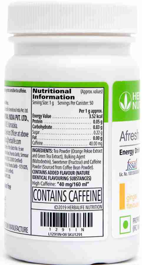 Herbalife Nutrition AFRESH ELAICHI Energy Drink Price in India - Buy ... Herbalife Nutrition AFRESH ELAICHI Energy Drink Price in India - Buy ...