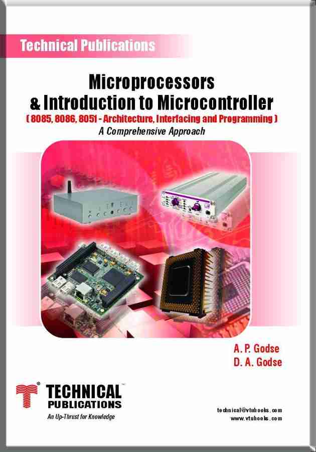 Microprocessors And Introduction To Microcontroller 8085 8086 8051 Architecture