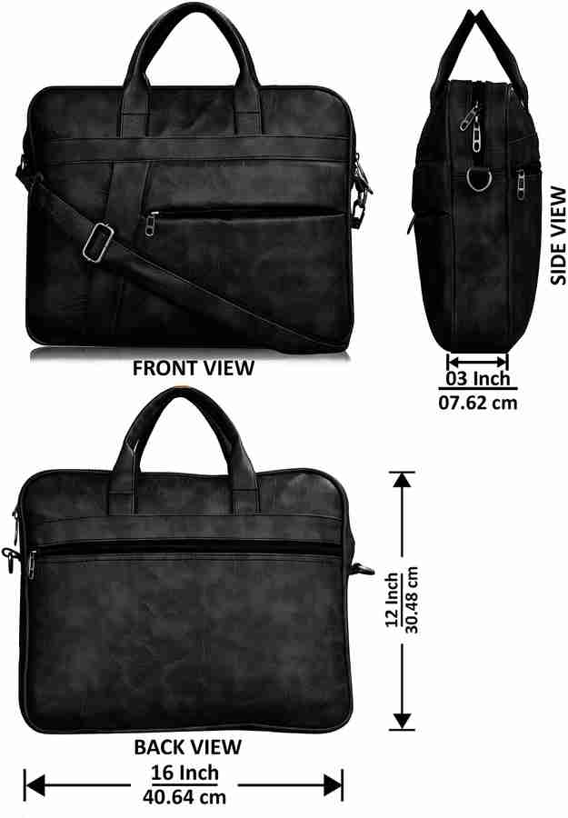 Buy Kishu Enterprise Men & Women Black Messenger Bag Black Online ...