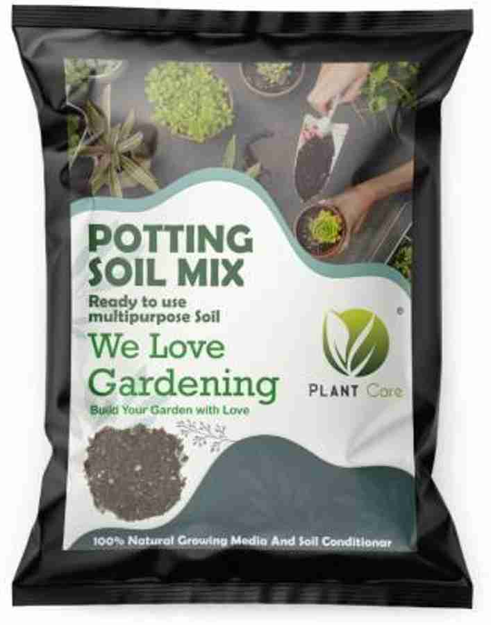 PLANT CARE Organic Potting Soil Mix Fertilizer Enriched with ...