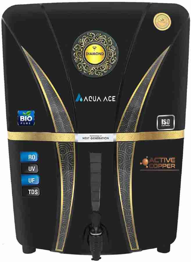 Aqua Ace Premium Active Copper Ro Water Purifier With Goodness Of Copper 12 L RO + UV + UF + TDS ...