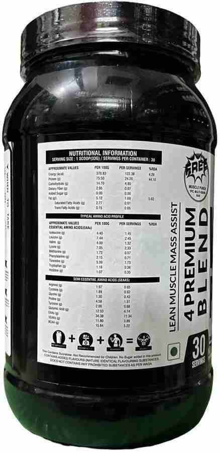 Muscle Punch Whey Protein Blend American Ice Cream Flavor 1kg Lean ...