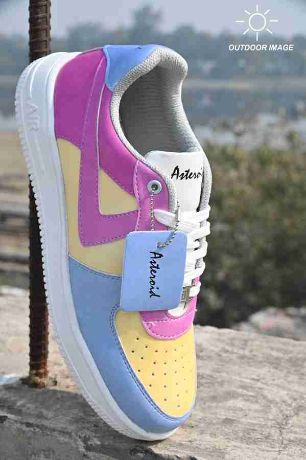 Men's Outdoor Color Change Sneakers Colorblock Fancy Premium White ...