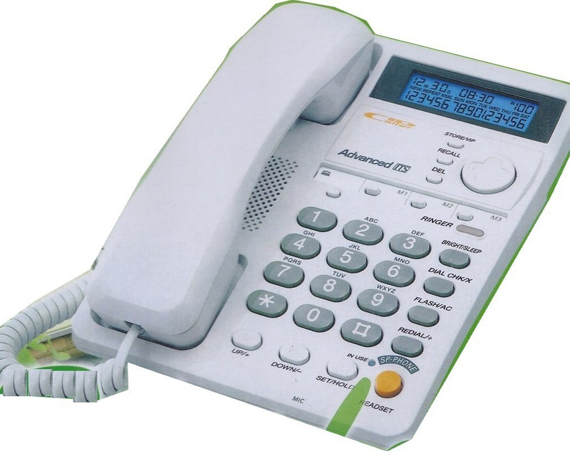 Microtel KX-TSC31CID Corded Landline Phone(White) - NoveltyCart