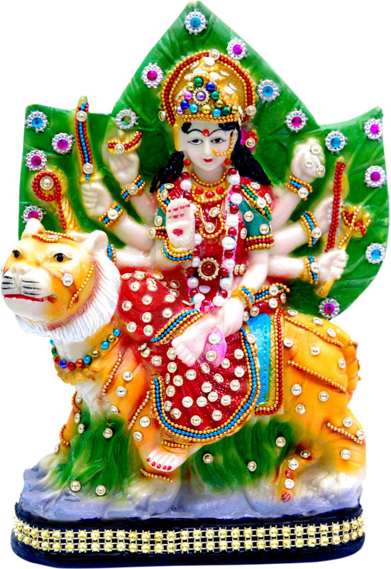 Buy Green Value Hindu God made polyresin Lord Goddess Bhagwan MAA Durga ...