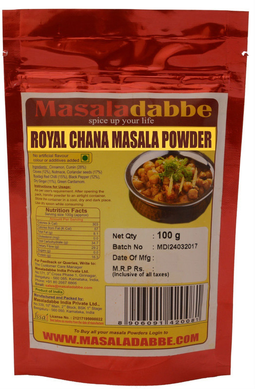 Masaladabbe Royal Channa Masala(100 g) - NoveltyCart