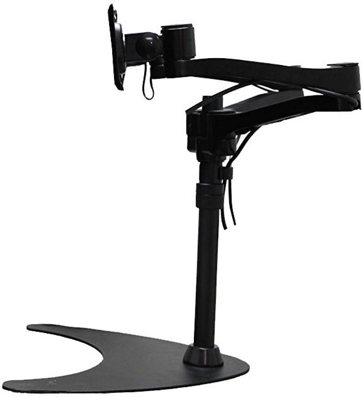 Buy rife Dual Monitor Stand (Horizontal Freestanding) Desk Monitor Arm ...