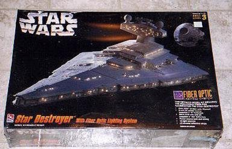 Buy AMT Star Wars Star Destroyer Model With Fiber Optic Lighting System ...