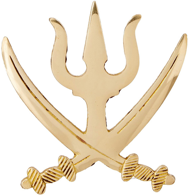 Buy STAR SHINE talwar-bhala-emblem-A MUDGAURD LOGO/MONOGRAM/EMBLEM/FOR ...